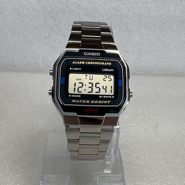 CASIO ALARM CHRONOGRAPH WATCH SILVER A163W. | WatchCharts Marketplace