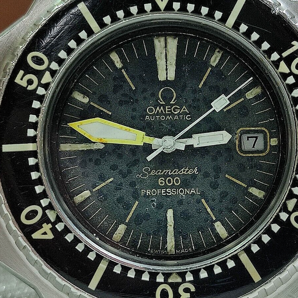 ULTRA RARE VINTAGE OMEGA SEAMASTER PLOPROF 166.077 AUTHENTIC TROPICAL ...