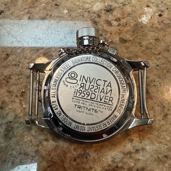 Invicta 1959 Diver (no Battery, No Band | WatchCharts Marketplace