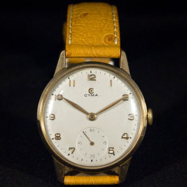 [WTS] Vintage 18k Pink Gold CYMA -- 37mm | WatchCharts