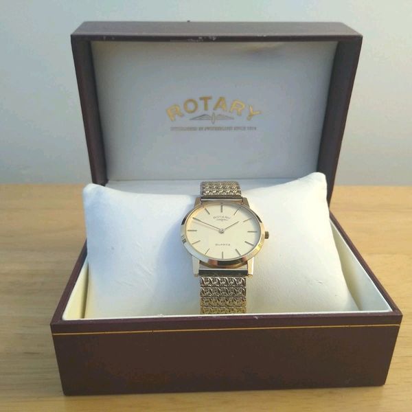 ROTARY Gold Coloured Quartz Men's Watch | WatchCharts Marketplace