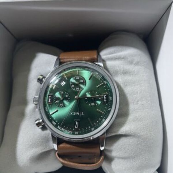 Timex Marlin Chrono Green Watch | WatchCharts Marketplace