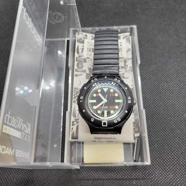 Swatch "KeyWatch" Function, Swatch Access Scuba 200 TUNE SHB107B, Boxed ...