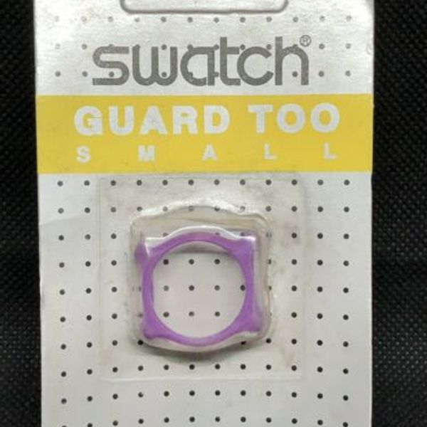 Hard To Find New Purple Vintage Swatch Watch Guard Too Small In Blister ...