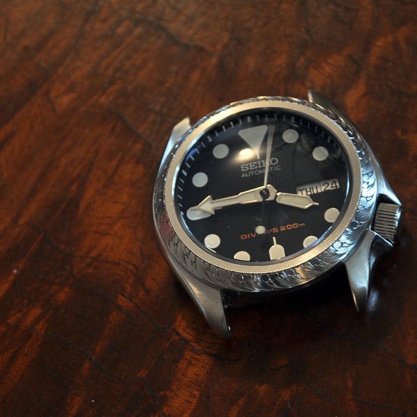 [WTS] Hand engraved bezels for SKX007 | WatchCharts Marketplace
