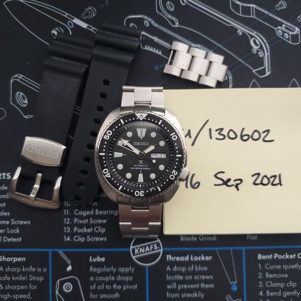 [WTS] Seiko Turtle SRP777 on Strapcode Bracelet with Seiko Z22 Rubber ...