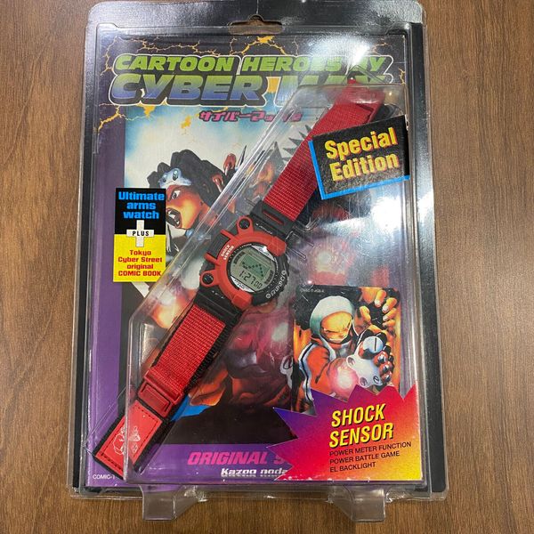 CASIO JG-310-4T Cyber Max Cartoon Heroes Japanese Digital Watch Rare ...