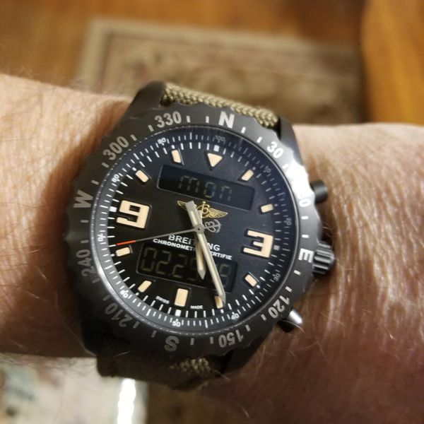 Breitling chronospace military watch | WatchCharts Marketplace
