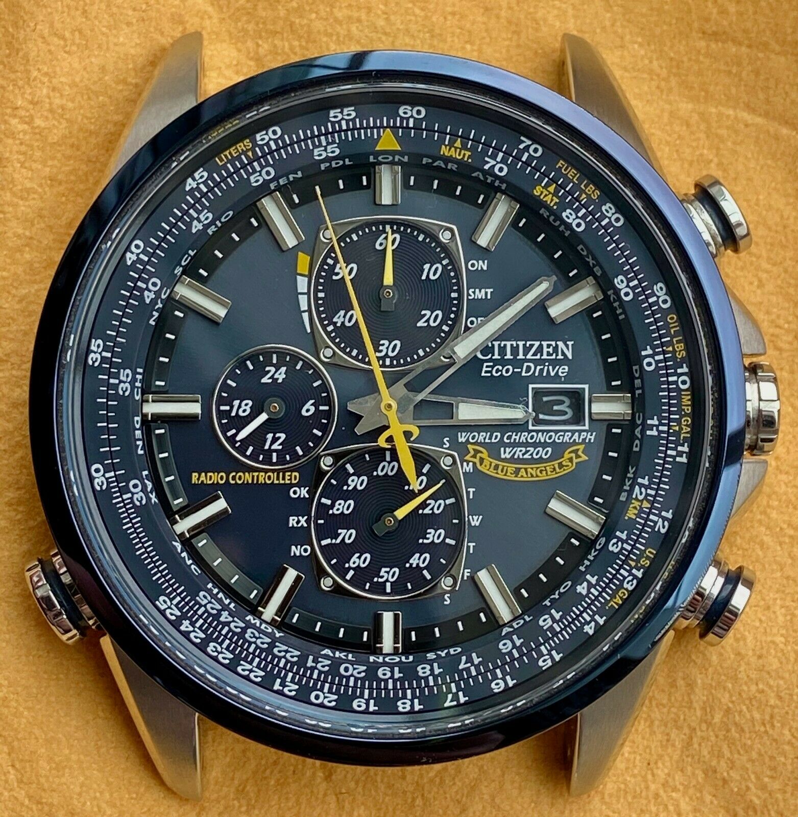 Citizen Eco-Drive Blue Angels World A-T Chronograph Pilot's Watch ...