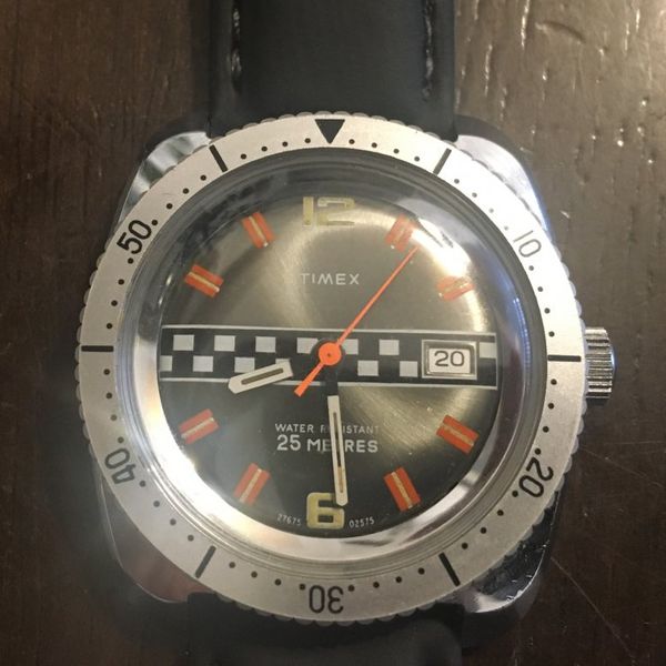 SOLD TIMEX F1 RACING RALLY STYLE VINTAGE WATCH 1970s | WatchCharts ...