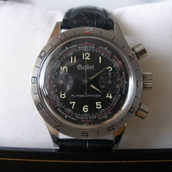 FS: ***SOLD*** GALLET Flying Officer Chronograph | WatchCharts