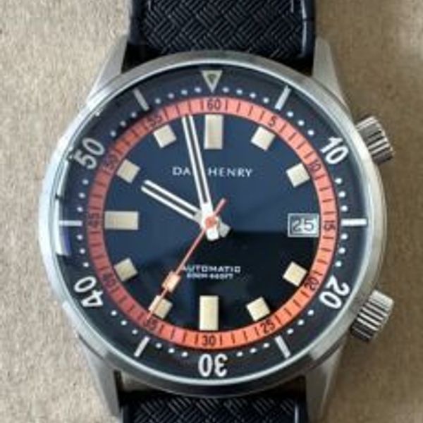 Dan Henry 1970 Automatic Diver Compressor Limited Edition 40mm Men's ...