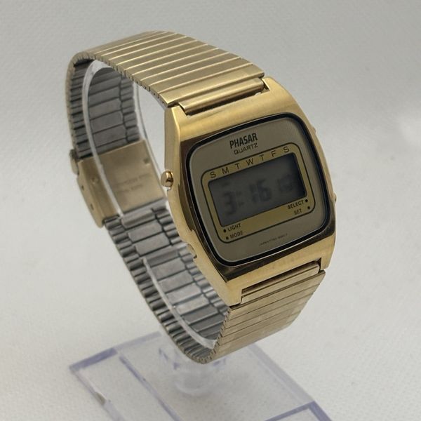 Rare Vintage Sears PHASAR Digital Alarm Chronograph Watch Seiko Mint ...