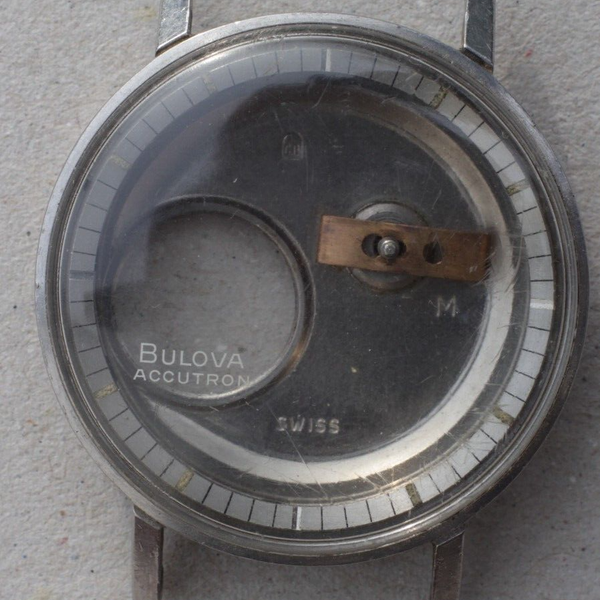 Bulova Accutron waterproof stainless watch case with back and original ...