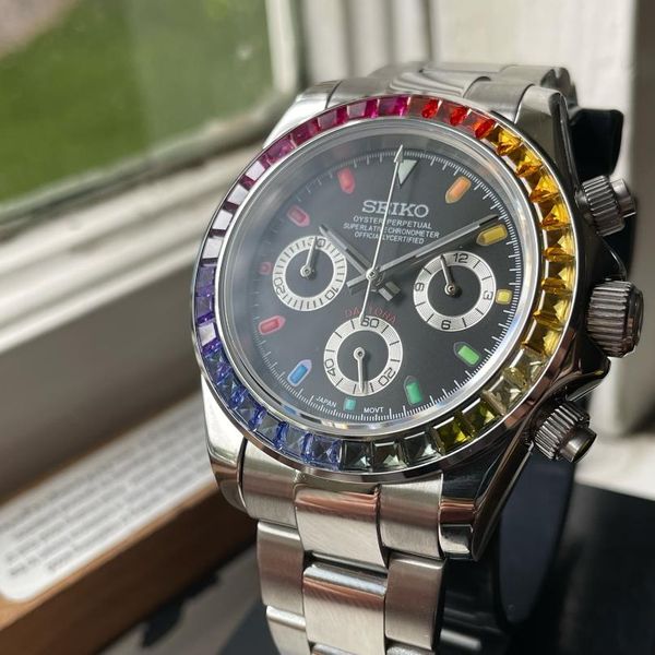 [WTS] "We Have Rainbow Daytona At Home." - A Custom-Built, Seiko ...