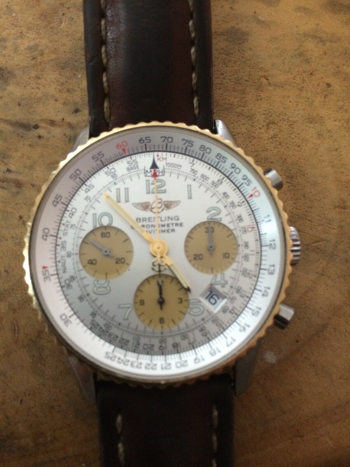 Brietling Navitimer 18ct gold bezel Limited Edition | WatchCharts