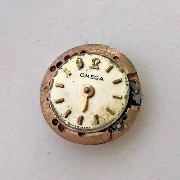 Vintage Omega hand winding ladies watch movement, cal. 580 ...