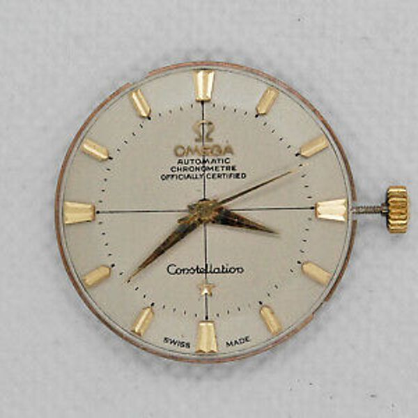 50's Omega Constellation Aut Movement 551 Pie Pan Dial for Parts or ...