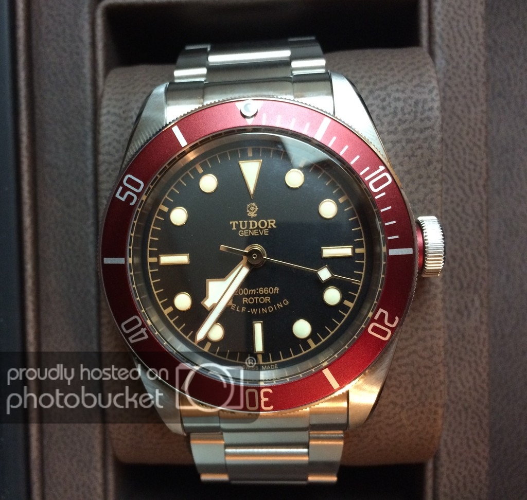 !SOLD! Tudor Black Bay Red - 79220R with both boxes, warranty card ...