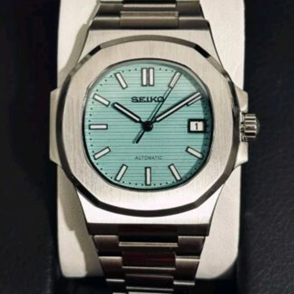Custom Seiko Mod Watch Luxury Seiko NH35A Stainless Steel, Automatic ...