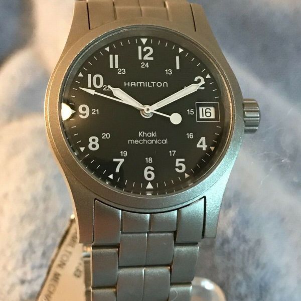 Hamilton Khaki H193190 Mechanical Mid Size 33mm S.Steel Sapphire ...