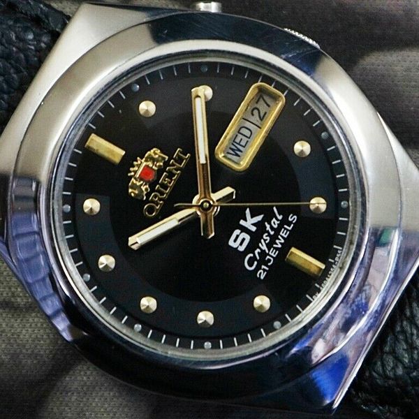 ORIENT SUPER KING CRYSTAL AUTOMATIC CAL.46943 MEN'S JAPAN VINTAGE WATCH ...