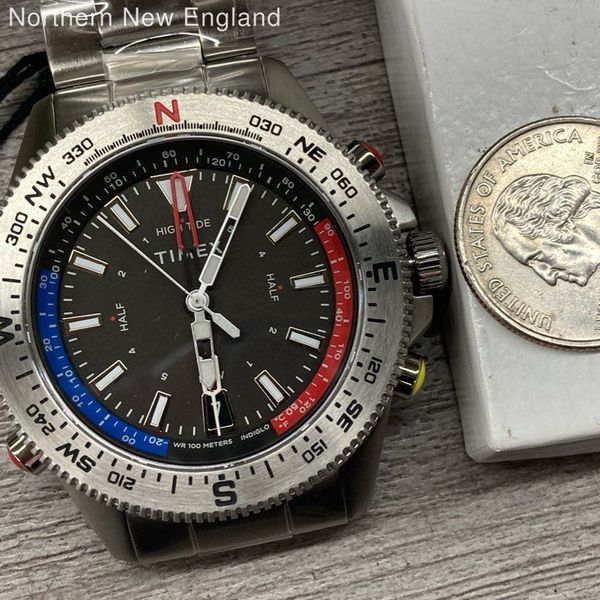 Timex Expedition North TW2V41800 Tide-Temp-Compass Stainless Steel ...