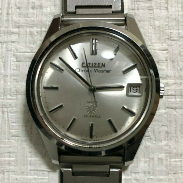 [w395] CITIZEN Chrono Master HOD5 2901-Y GN2 25J Working Hand winding ...