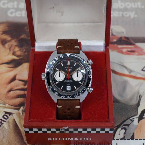 Heuer Autavia Viceroy Ref. 1163V Chronograph Cal. 11 w/ Original Box ...