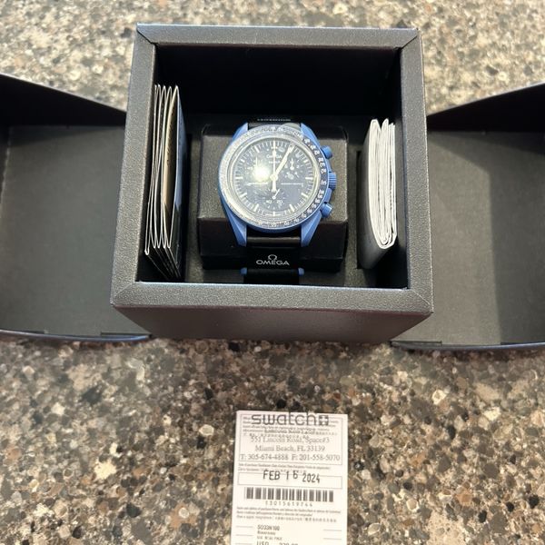 Swatch Mission To Neptune-RARE-Bioceramic Speedmaster Moonswatch-2024 ...