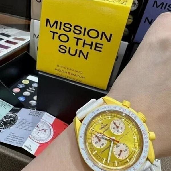 2025 Swatch x Omega Moon swatch Mission To The Sun. Watch - NEW with ...