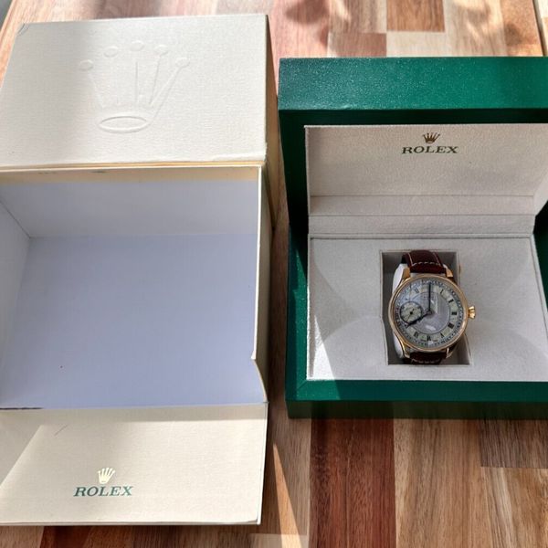 Rolex open back wristwatch Rare Mint condition | WatchCharts Marketplace