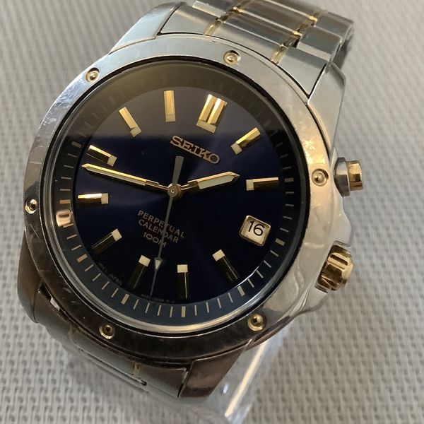 Seiko Perpetual Calendar Menâ s Watch. 6A32-00B0. Running. spares Or ...