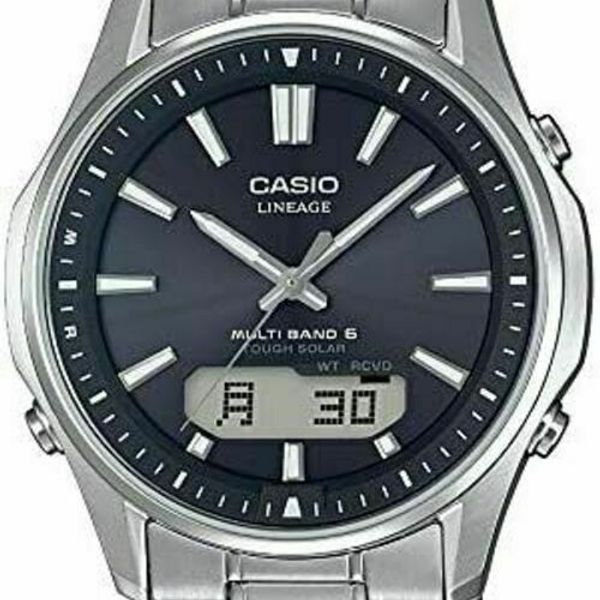 CASIO LINEAGE Radio Solar Wristwatch LCW-M100TSE-1AJF Men's Silver ...