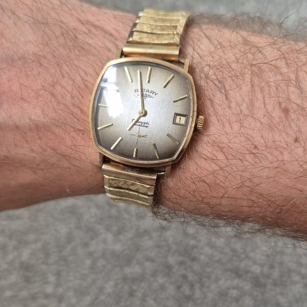 Rotary Incabloc Tank Watch Mechanical Handwind (17 Jewels) 1979 Vintage ...