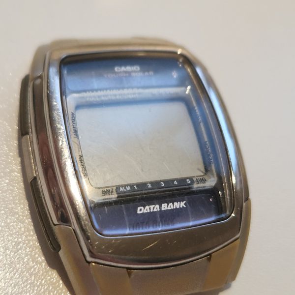 Retro Vintage Casio Data Bank DB-E30 Digital Watch Mens 16 Languages ...