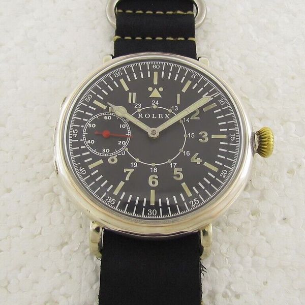 Rolex Laco Aviator Luftwaffe Pilots WW2 Vintage 1939-1945 Swiss Silver ...