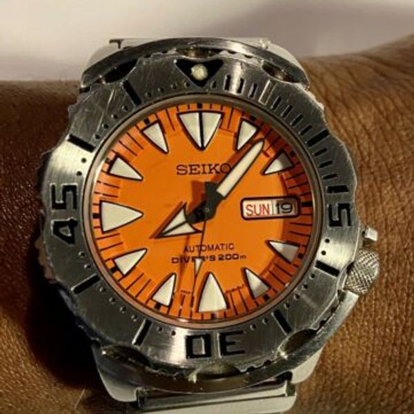 Seiko SRP309K1 Orange Monster 2nd Generation | WatchCharts Marketplace