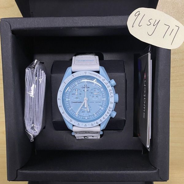 SWATCH Speedmaster Moonswatch Mission To Uranus | WatchCharts Marketplace