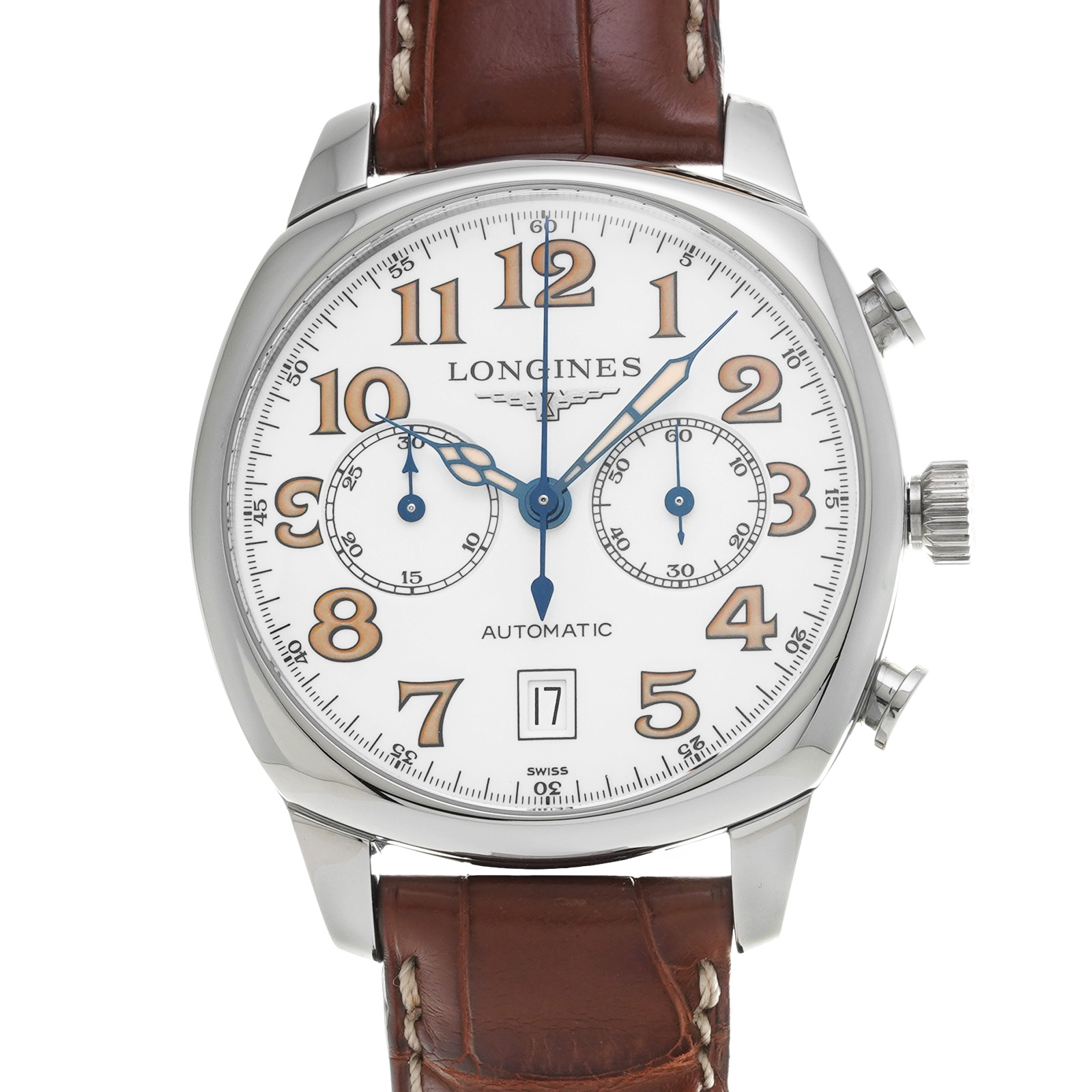 Longines Spirit Chronograph White Bracelet (L2.705.4.23) Market Price ...