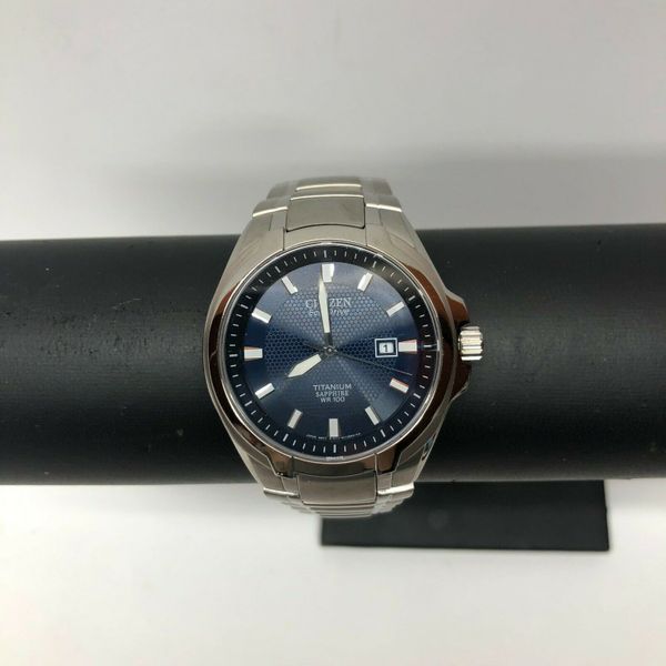 Citizen Eco Drive Titanium Sapphire Men's Watch Model E111-S078369 ...