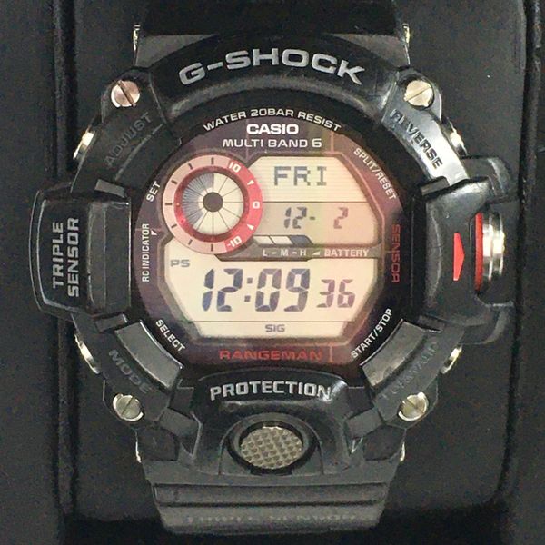 [Used] CASIO Casio G-SHOCK RANGEMAN Rangeman GW-9400 black waterproof ...