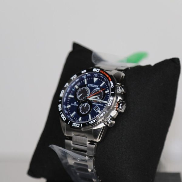 Citizen Promaster Land Eco-Drive Chronograph Men's Blue Dial Watch ...