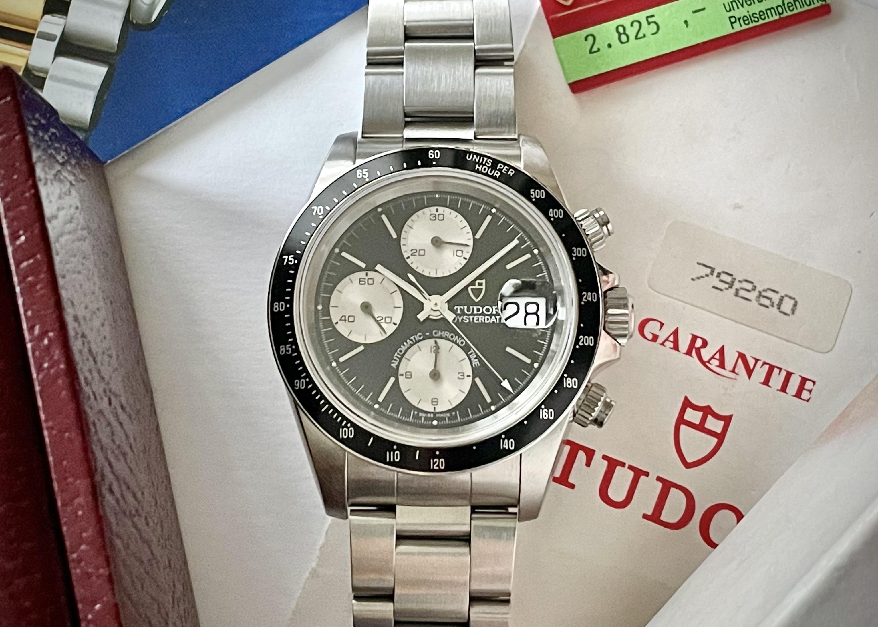 Tudor Chrono | 79260 Small Block - Black Dial Set | WatchCharts