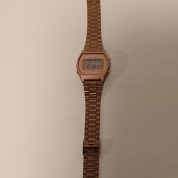 CASIO VINTAGE B640WC-5A Rose Gold, Only Worn A Handful Of Times ...