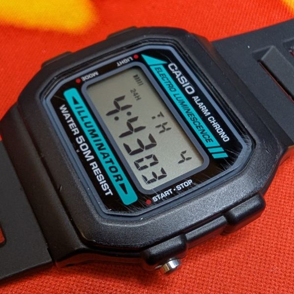 Boxed Inc. Paperwork. Casio W-86-1VQES. Vintage Digital Watch ...
