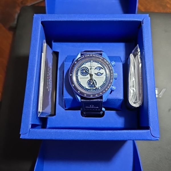 OMEGA SWATCH SUPER BLUE MOON WATCH | WatchCharts Marketplace
