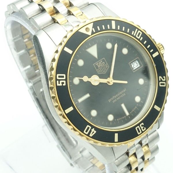 Vintage Tag Heuer 1000 Watch, Ref. 980.020D, 1985, 38mm, Great ...