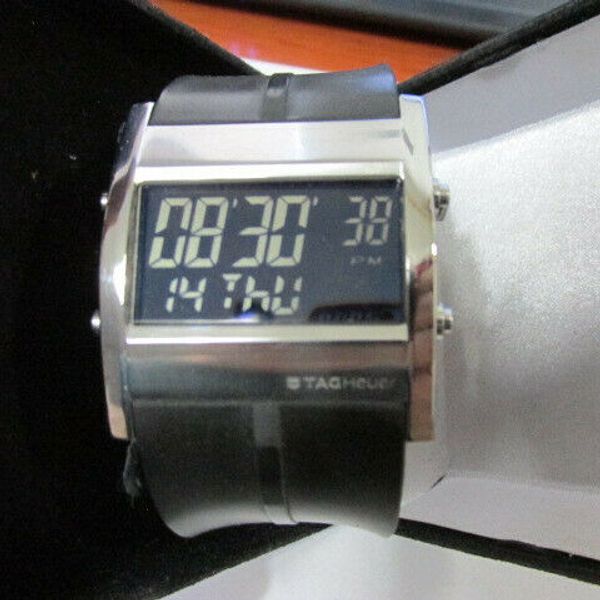 Tag Heuer, Microtimer Digital Multi Function Stainless Men Watch CS111C ...