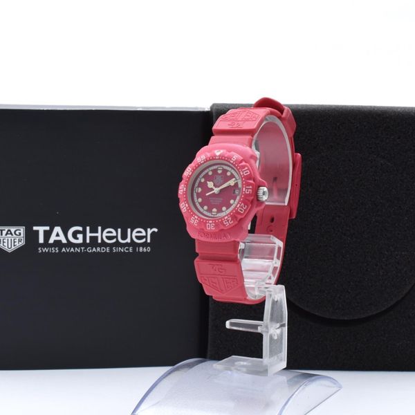 Vintage [EXC+5] TAG Heuer Formula 1 365.508 Pink Dial Quartz Ladies ...